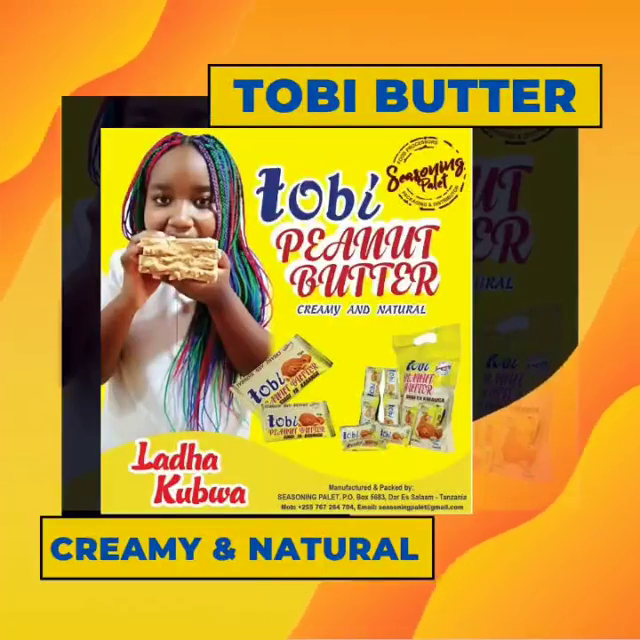 Tobi Peanut Butter; Ukianza Kuitumia, Kamwe Hutaiacha! – Global Publishers