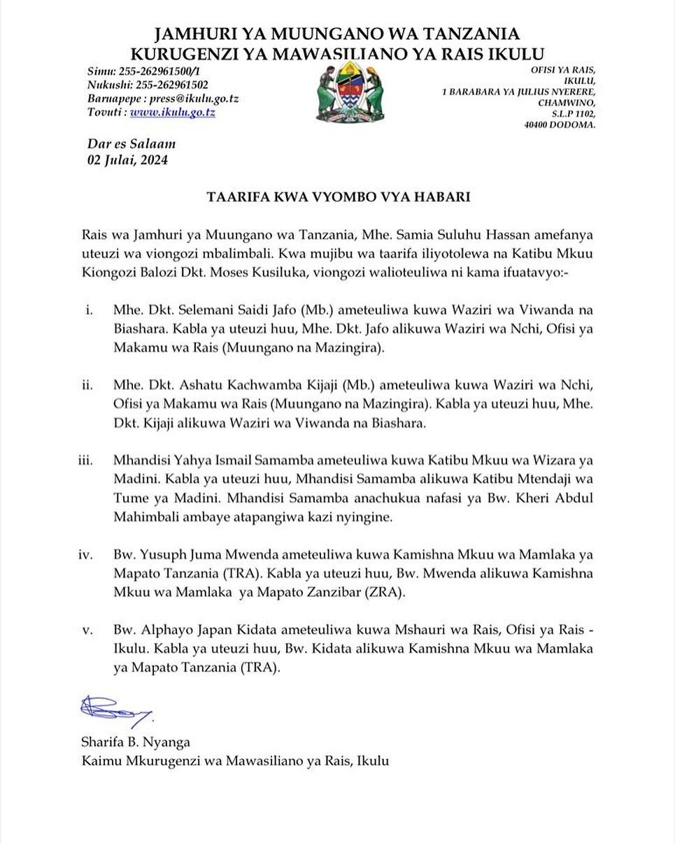 Yusuph Juma Mwenda Ateuliwa kuwa Kamishna Mkuu TRA - Global Publishers