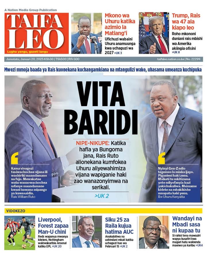 Habari kubwa za Magazeti ya Tanzania leo Januari 20, 2025 - Global Publishers