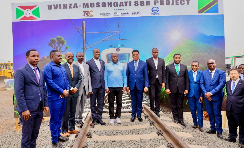 Tanzania, Burundi Zazindua Ujenzi Wa Reli Ya SGR Uvinza-Musongati ...